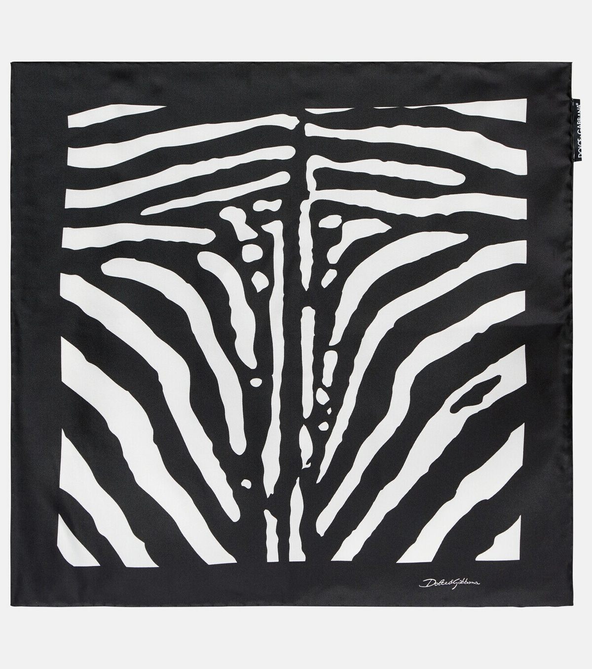 Dolce&Gabbana - Zebra-print silk twill scarf Dolce & Gabbana