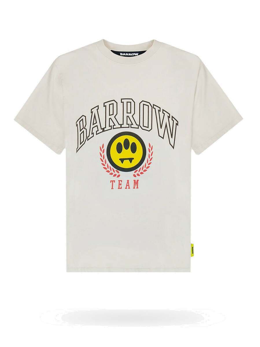 Barrow T Shirt Beige Mens Barrow