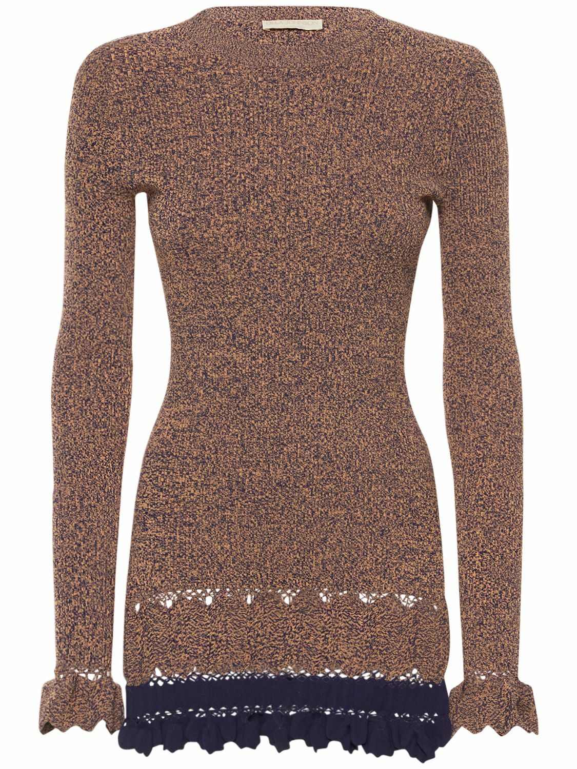 ULLA JOHNSON - Katja Knitted Viscose Blend Top Ulla Johnson