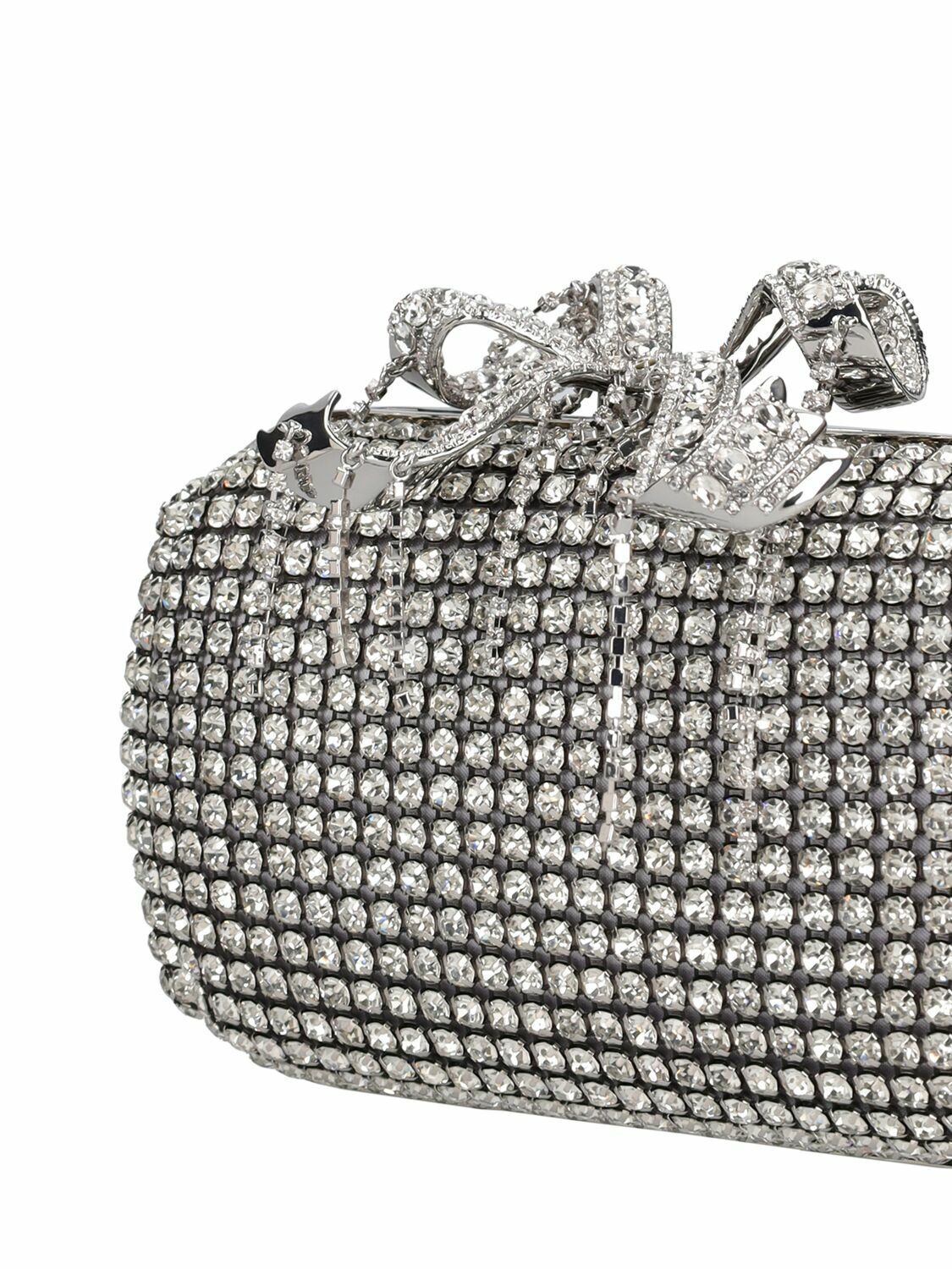 SELF-PORTRAIT Chainmail Bow Clutch Self-Portrait