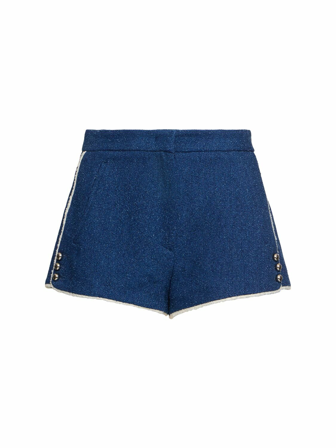 MSGM Cotton Blend Mini Shorts MSGM