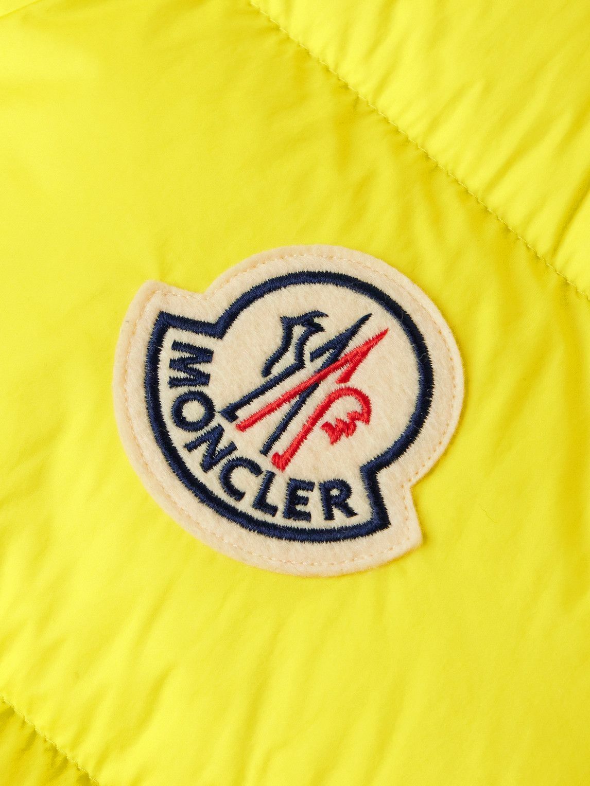 Moncler - Citala Logo-Appliquéd Quilted Shell Down Jacket - Yellow Moncler