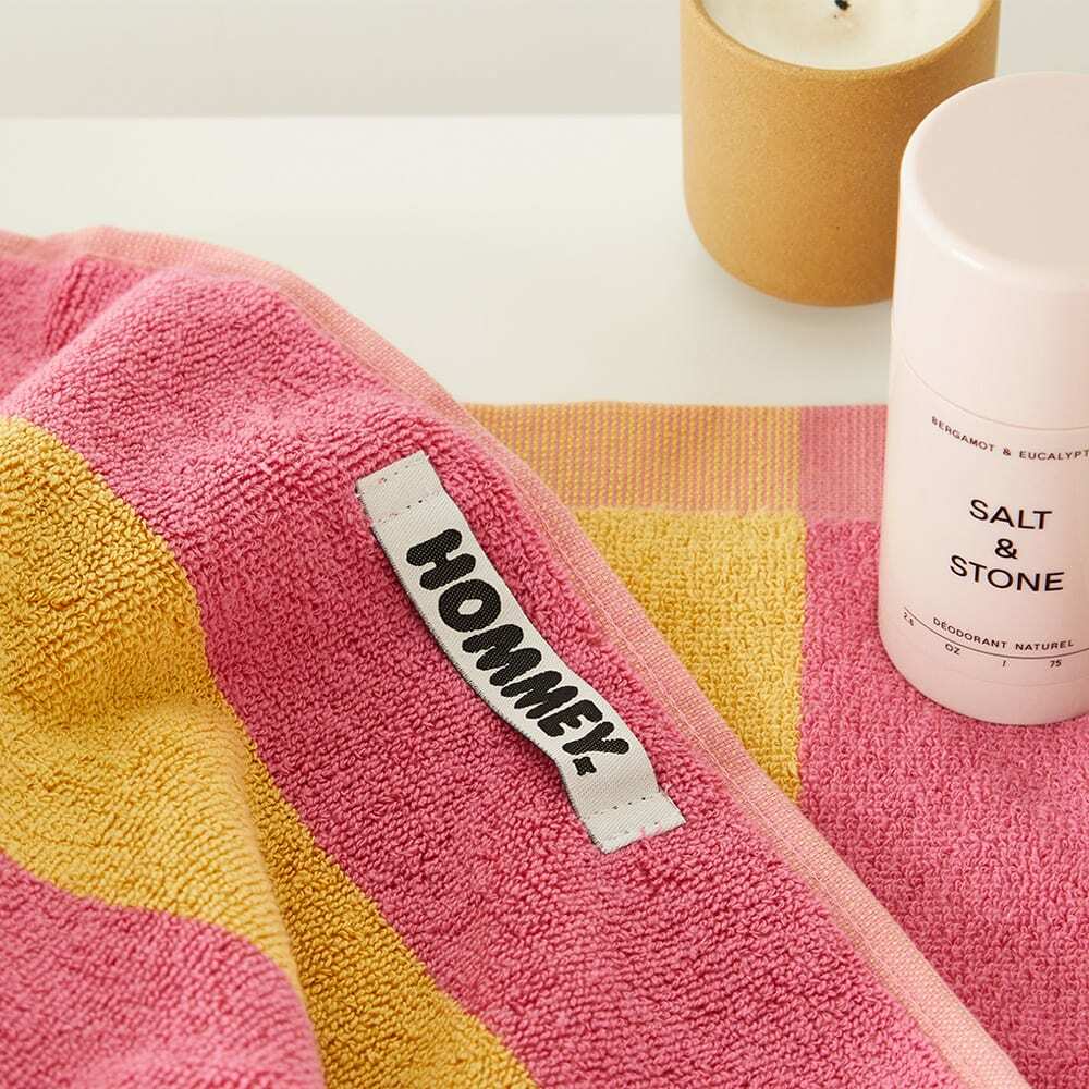 Hommey Hand Towel in Candy Stripes HOMMEY