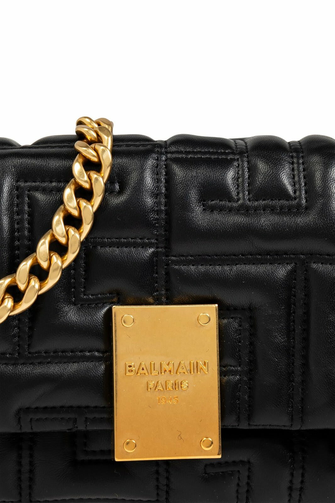 Balmain 1945 Soft Quilted Mini Shoulder Bag Balmain