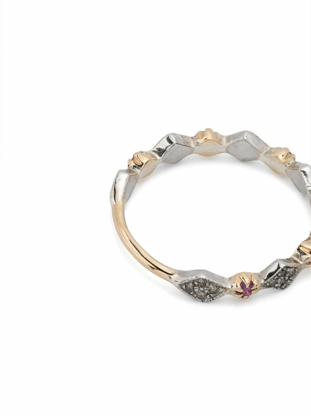 Pascale Monvoisin Gold Plated Sterling Silver Ava No. 1 Sapphire And ...