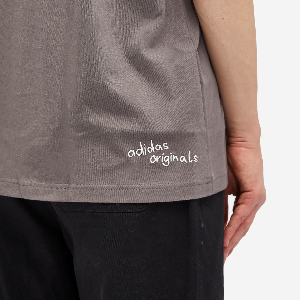 Adidas Men's Picture T-shirt in Charcoal adidas