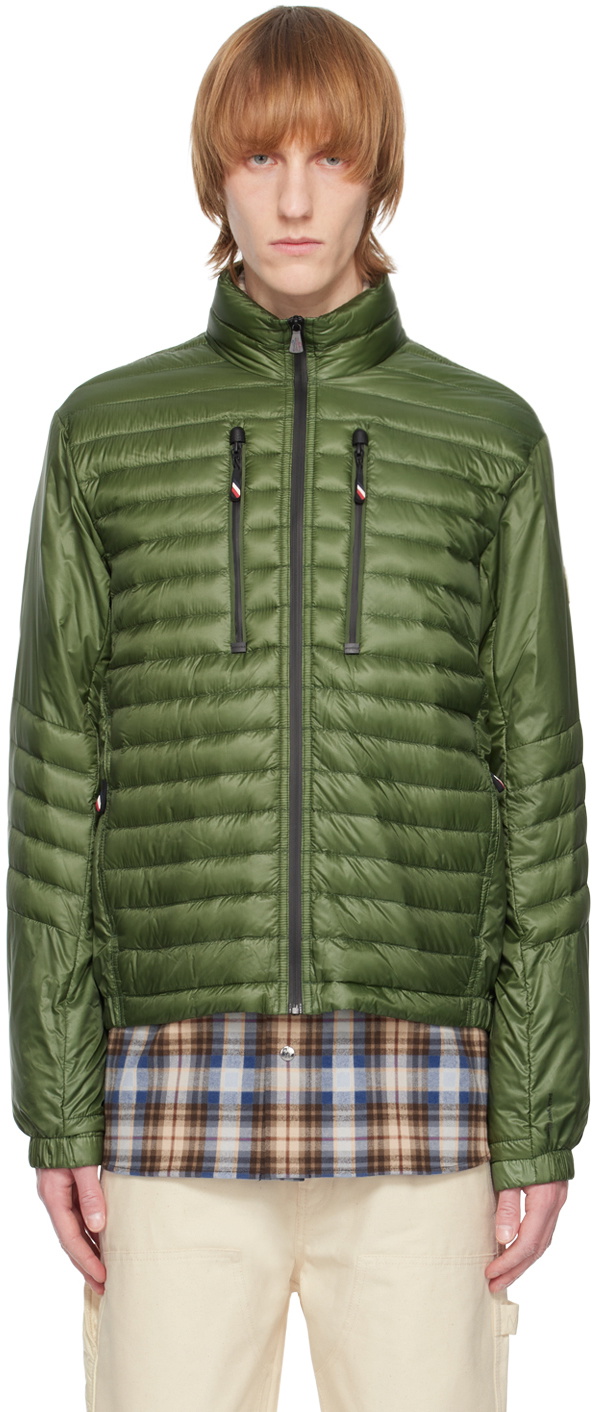 Moncler Grenoble Khaki Althaus Short Down Jacket Moncler Grenoble