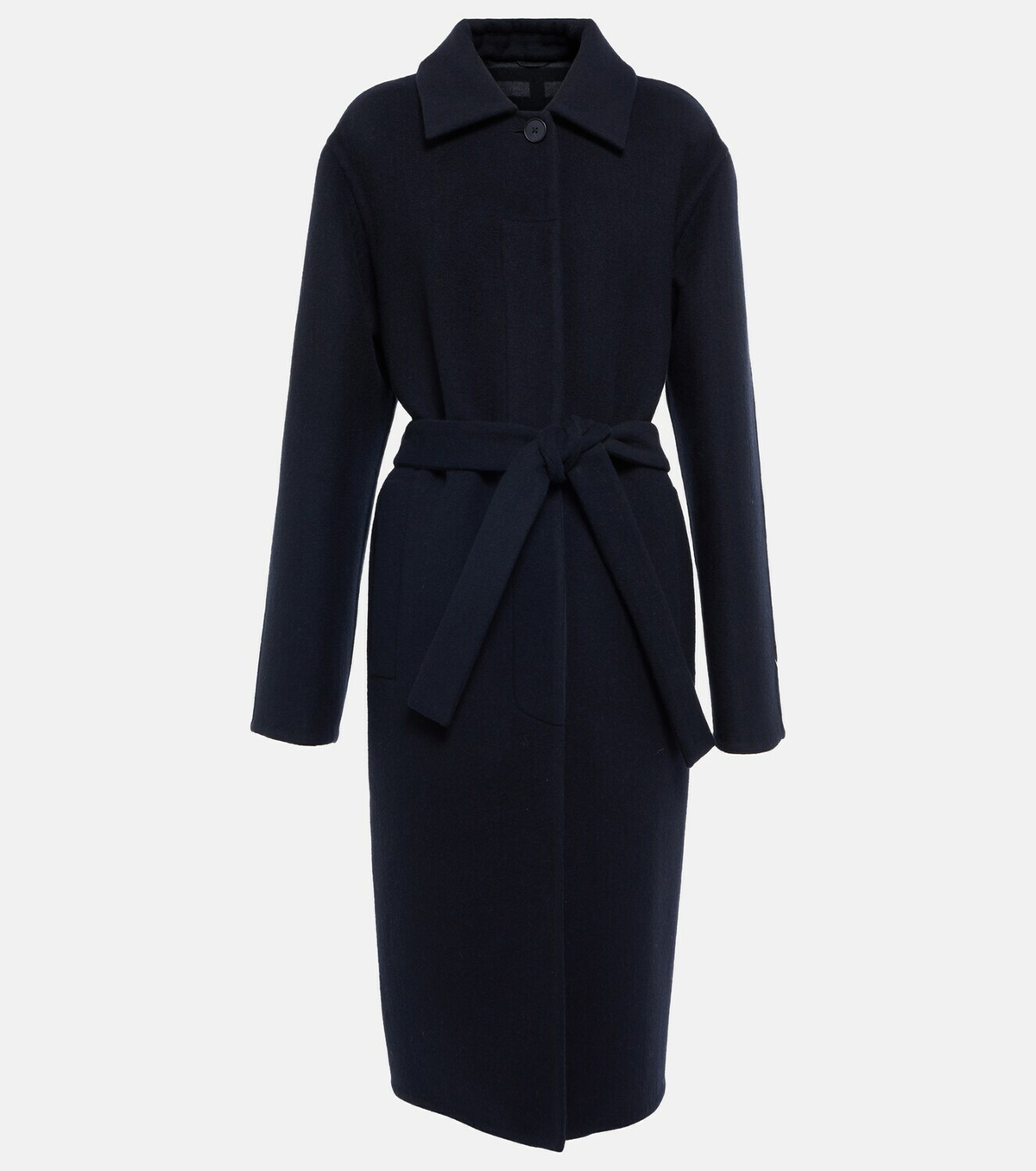 Givenchy - Belted wool and silk coat Givenchy