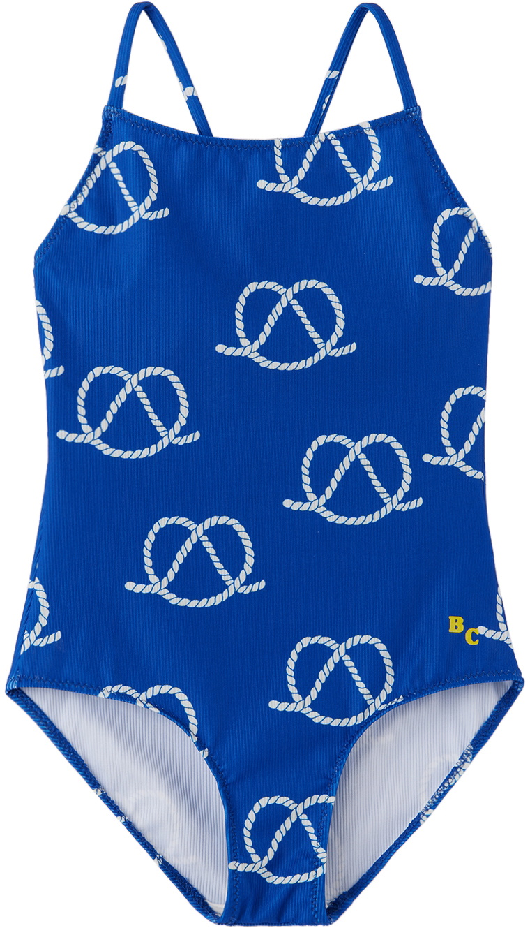 Bobo Choses Kids Blue Sail Rope One-Piece Swimsuit Bobo Choses