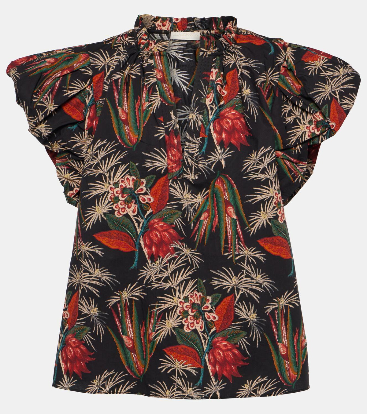 Ulla Johnson Klara floral cotton poplin top Ulla Johnson