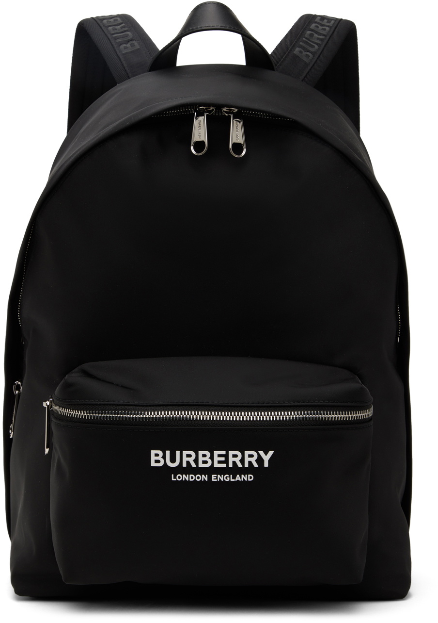 Burberry Black Logo Backpack Burberry