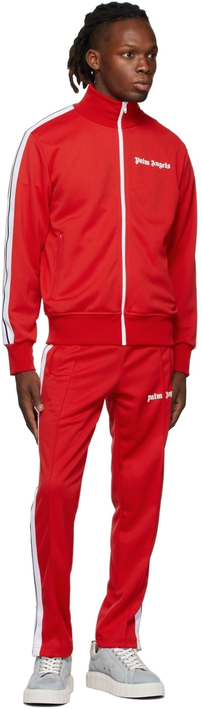 Palm Angels Red Logo Lounge Pants Palm Angels