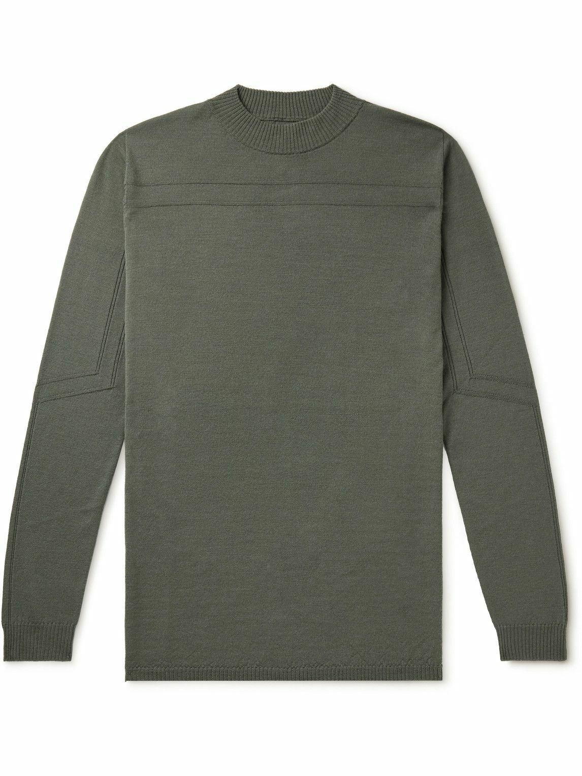 Rick Owens - Slim-Fit Wool Sweater - Green Rick Owens