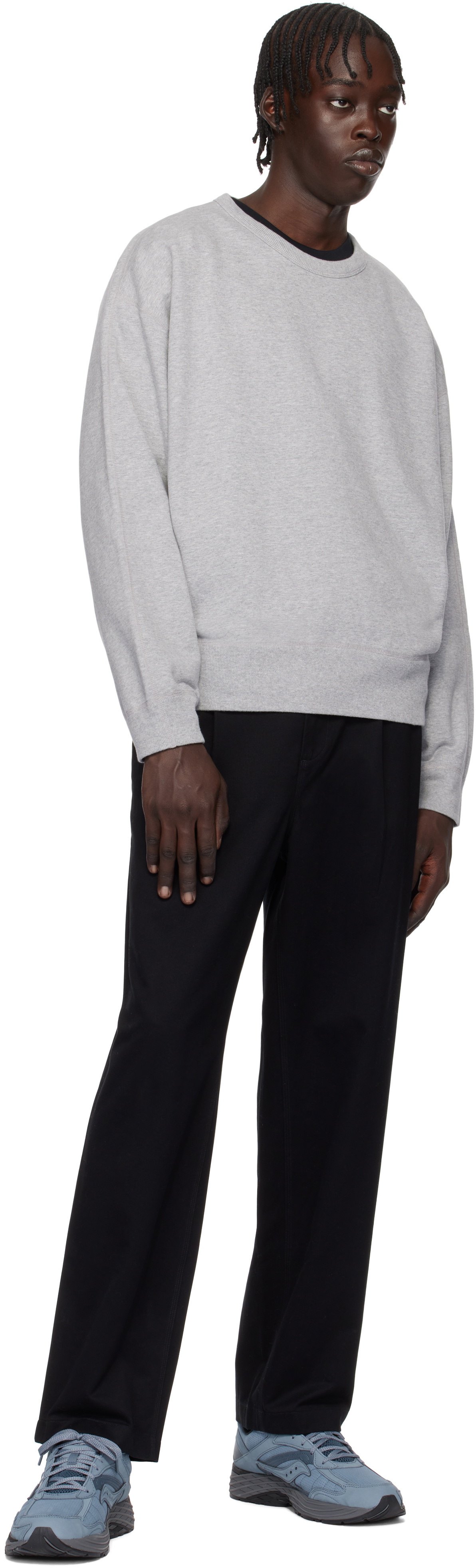 Reigning Champ Black Cotton Chino Sophomore Trousers Reigning Champ