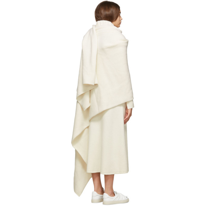 Joseph Off-White Wool Snood Scarf Joseph