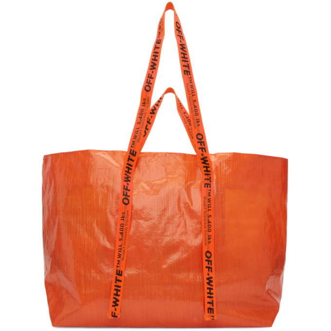 Off-White Orange New Commercial Tote Off-White