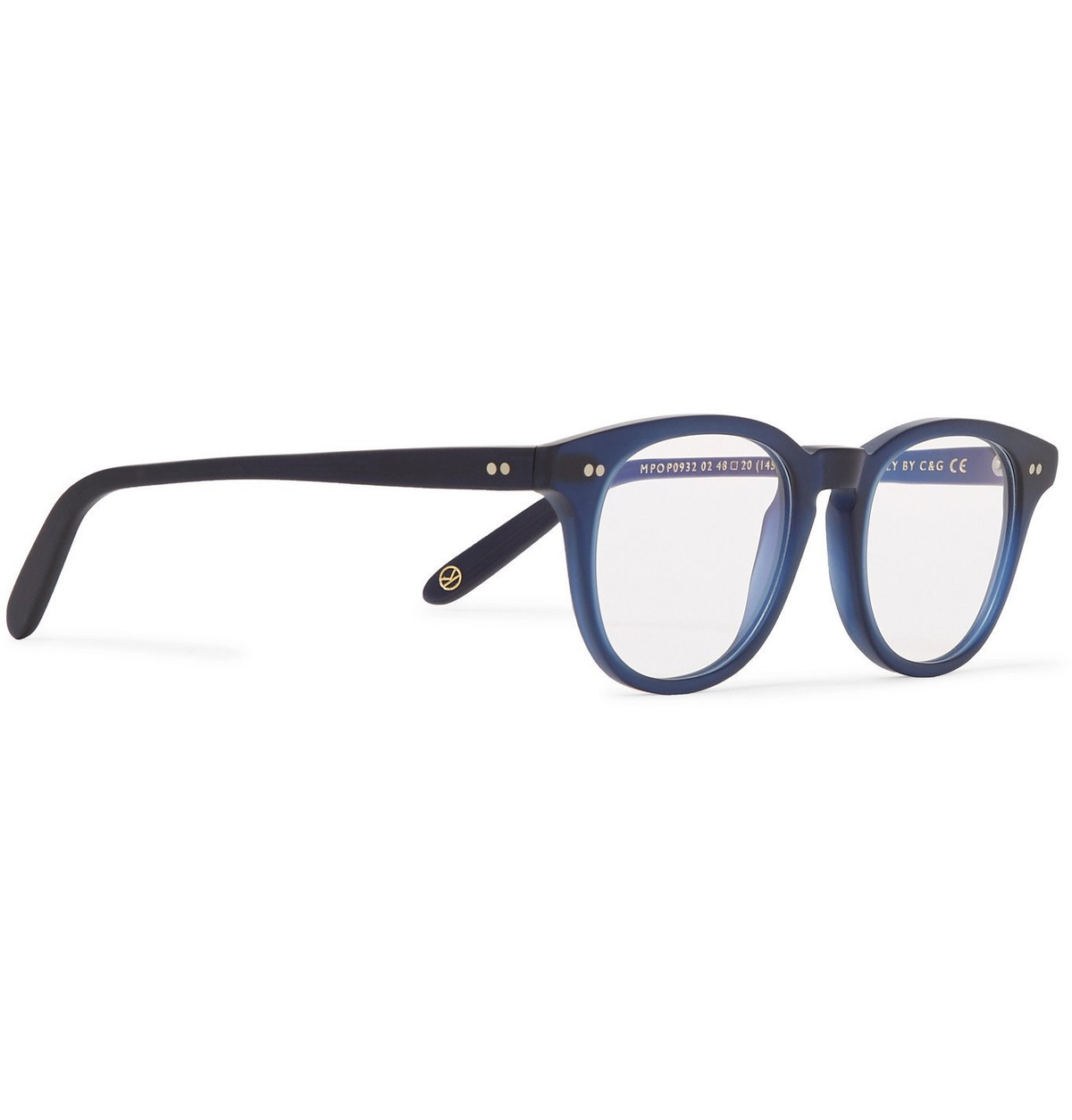 Kingsman - Cutler and Gross D-Frame Acetate Optical Glasses - Blue Kingsman