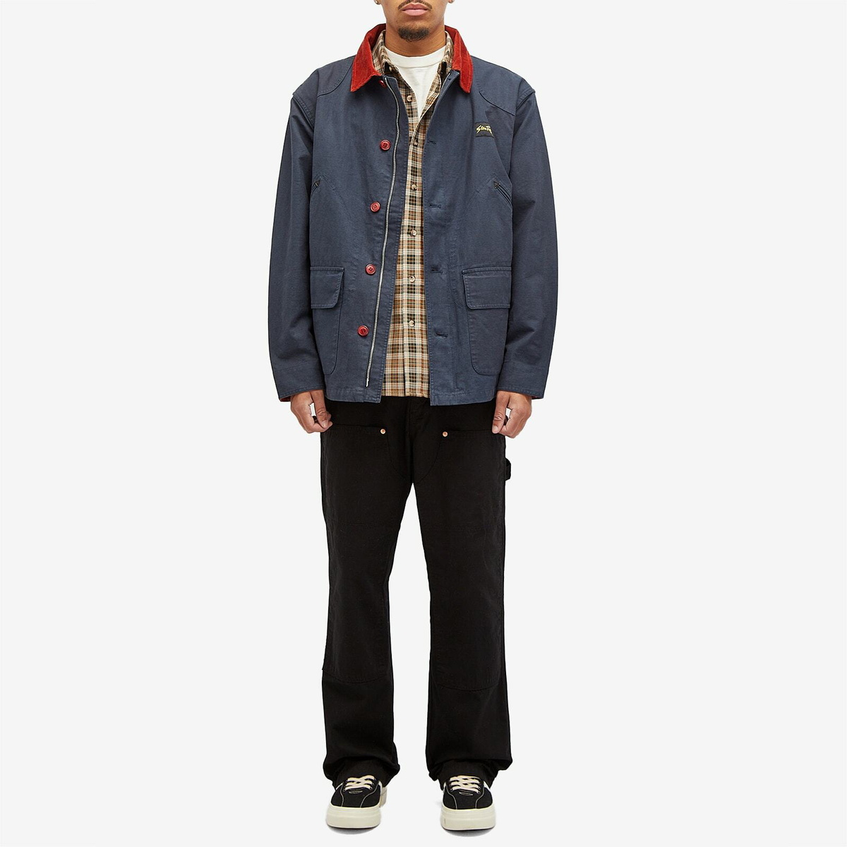 Stan Ray Men's Hunters Jacket in Navy Half Panama Stan Ray