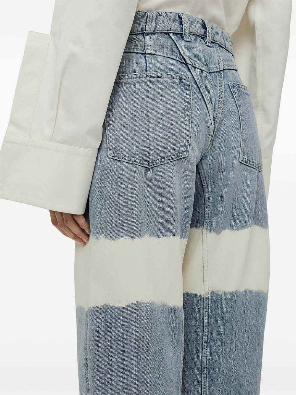 Jil Sander Colour-Block Tapered Jeans Jil Sander