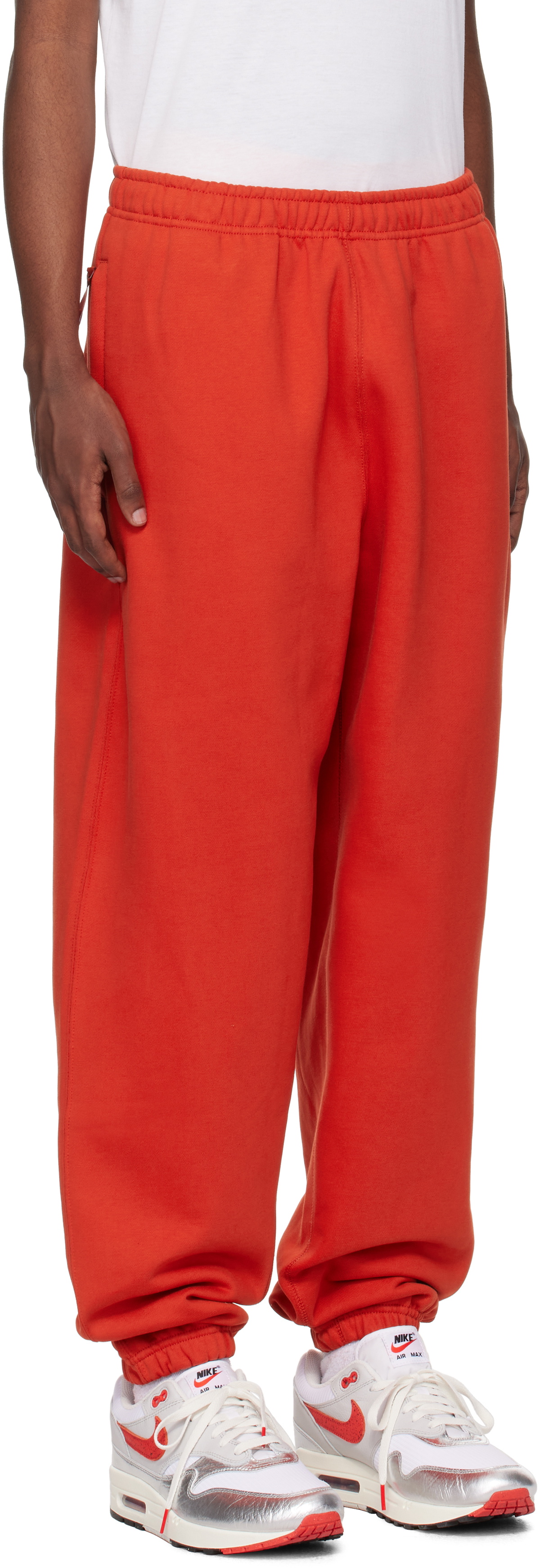Nike Red Solo Swoosh Sweatpants Nike