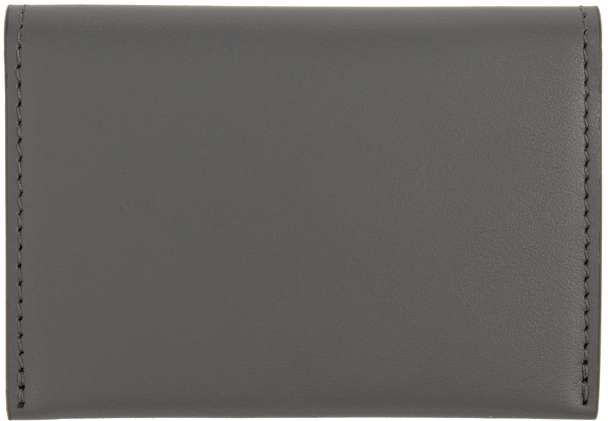Acne Studios Gray Folded Card Holder Acne Studios