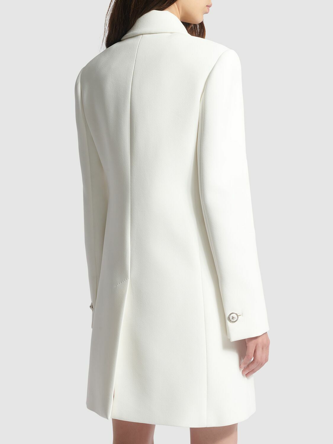 VERSACE - Stretch Viscose Crepe Coat Versace