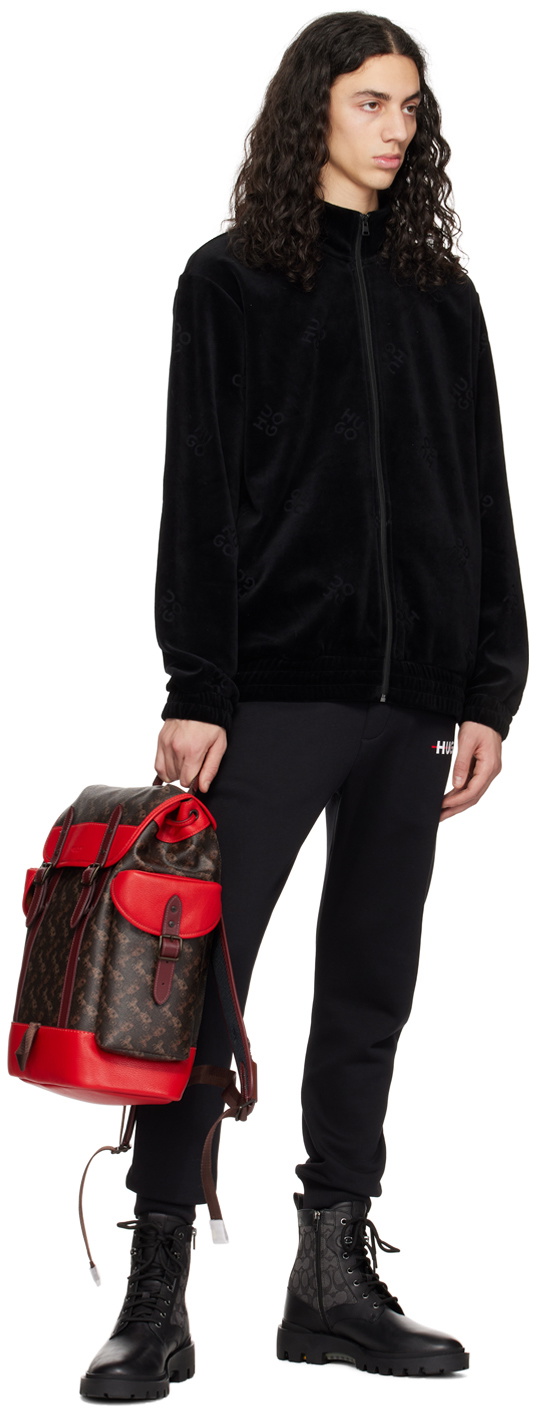 Coach 1941 Brown & Red Hitch Backpack Coach 1941