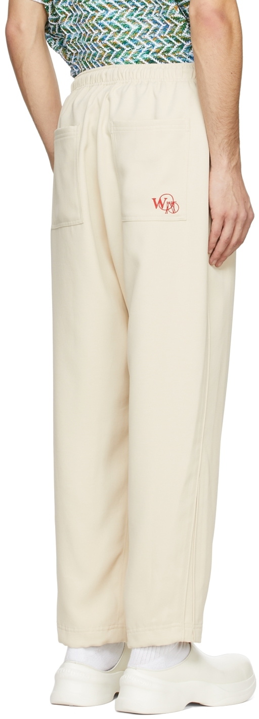 Wooyoungmi Beige Polyester Lounge Pants Wooyoungmi