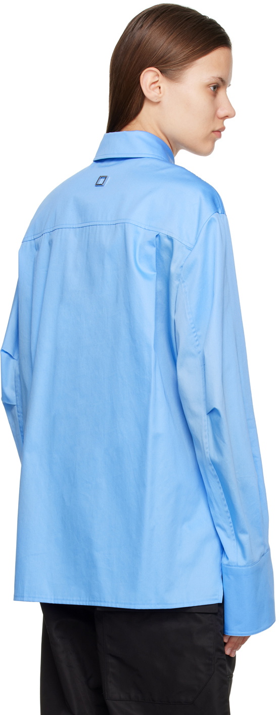 Wooyoungmi Blue Vented Shirt Wooyoungmi