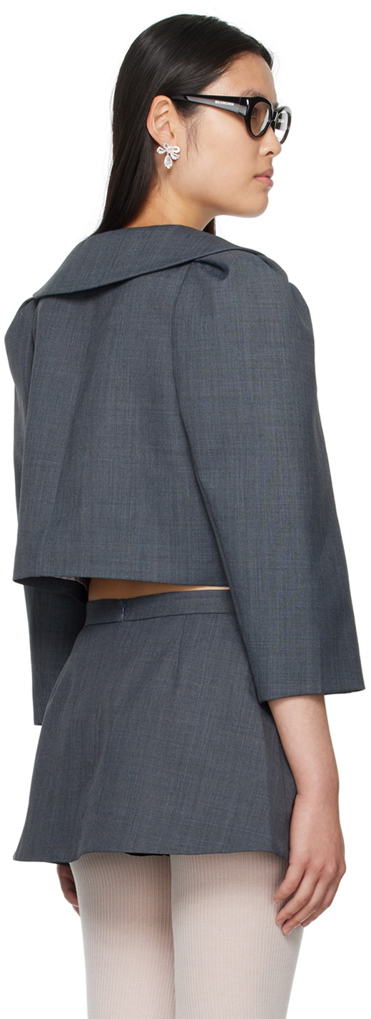 Shushu/Tong Gray Puff Sleeve Jacket Shushu/Tong