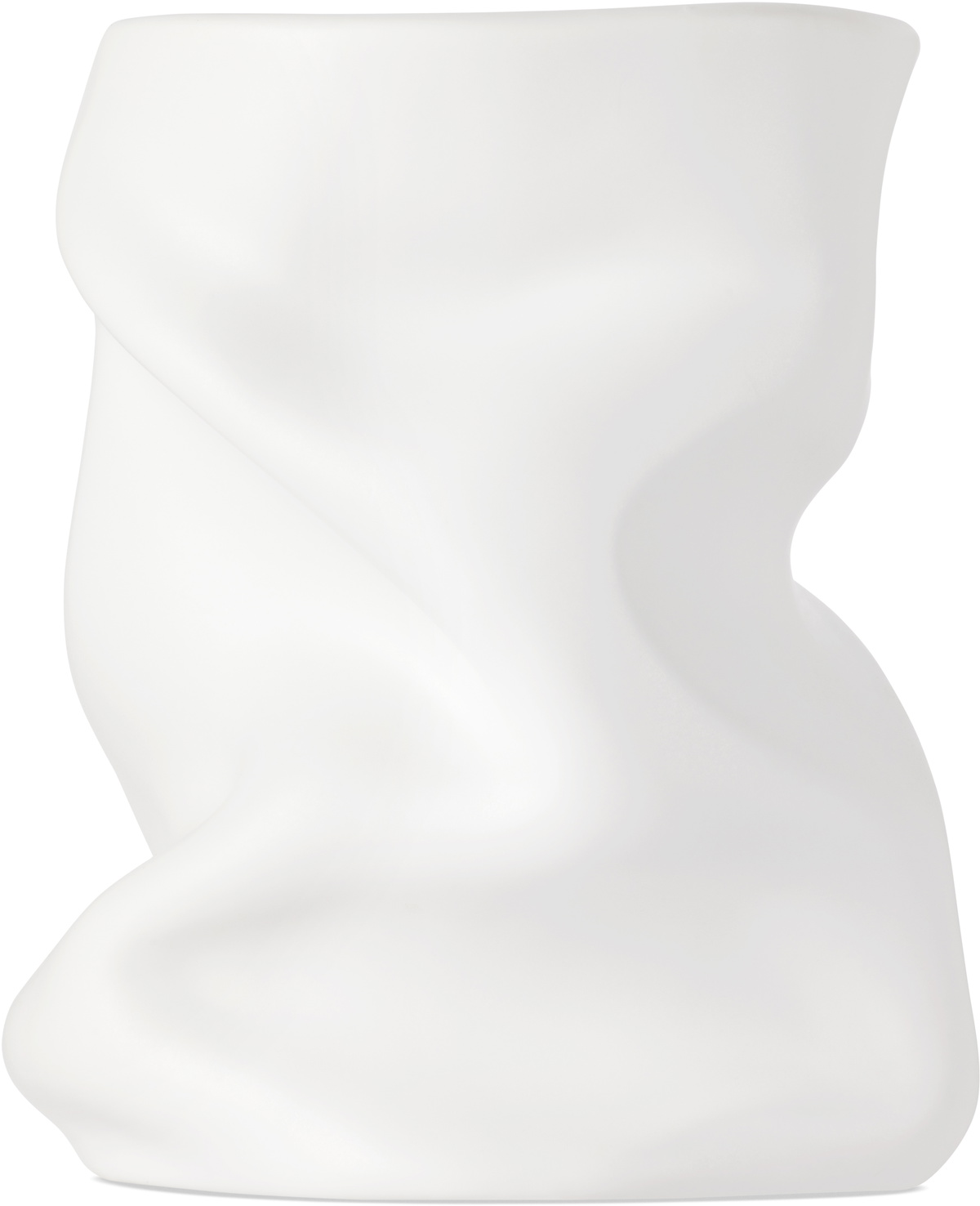 Audo Copenhagen White Collapse Vase Audo Copenhagen