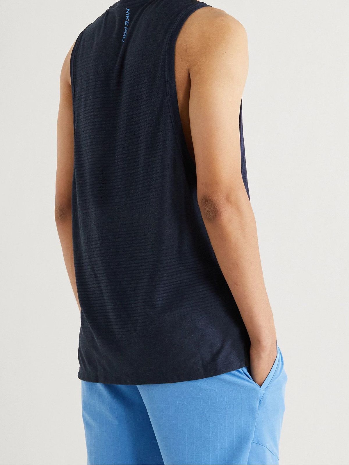 NIKE TRAINING - Dri-FIT Tank Top - Blue Nike Training