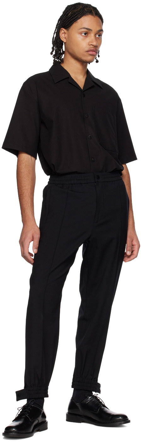 Solid Homme Black Jogger Trousers Solid Homme