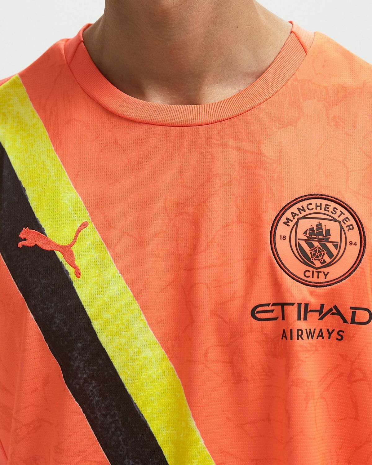 Puma X KIDSUPER Manchester City Jersey Replica orange Men Puma