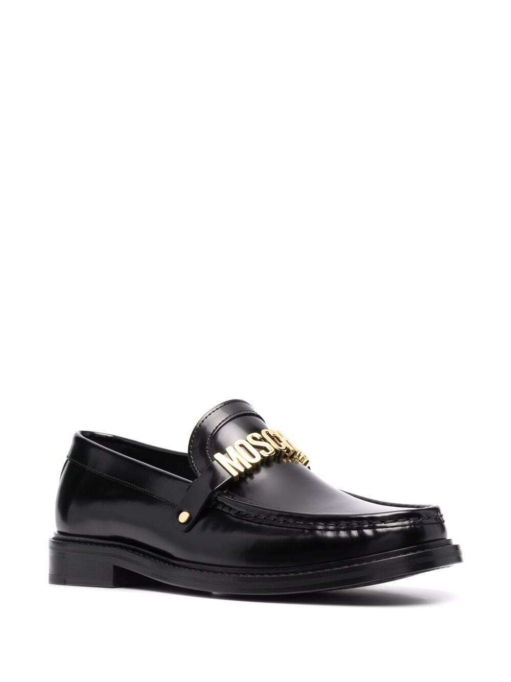 MOSCHINO - Leather Moccasin Moschino