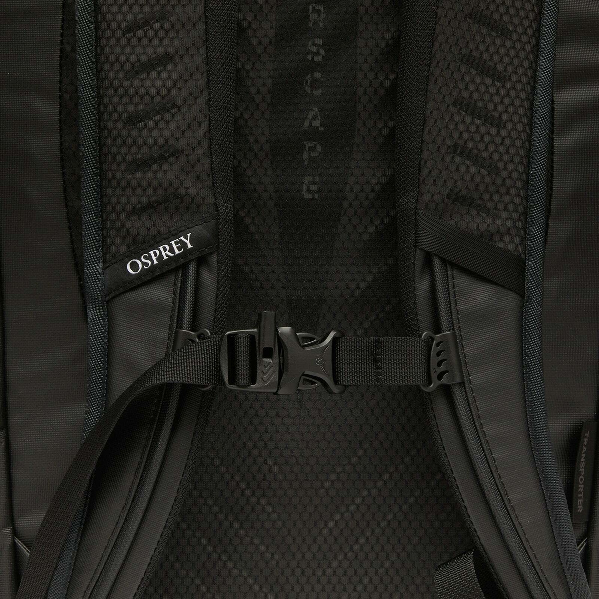 Osprey Transporter Zinch Backpack in Raven Black Osprey