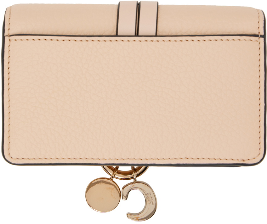 Chloé Pink Alphabet Card Holder Chloe