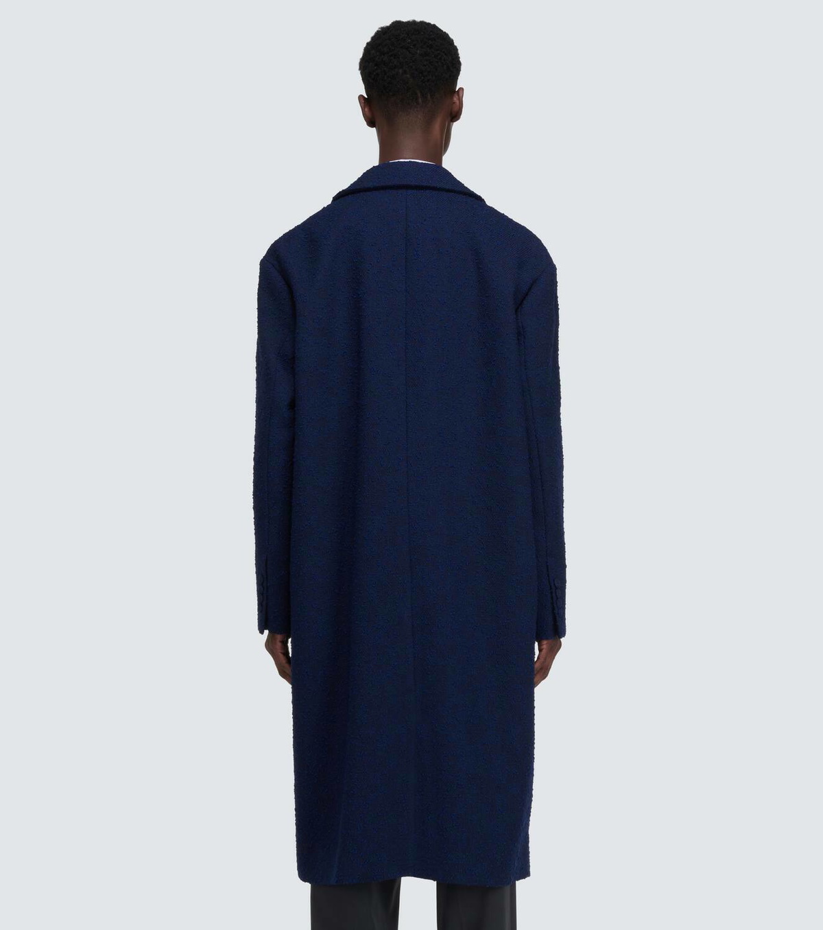 Ami Paris Single-breasted wool blend coat AMI