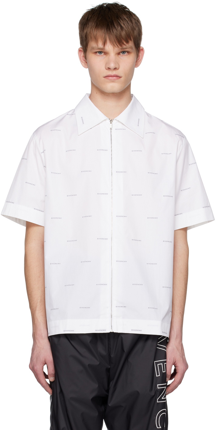 Givenchy White Printed Shirt Givenchy