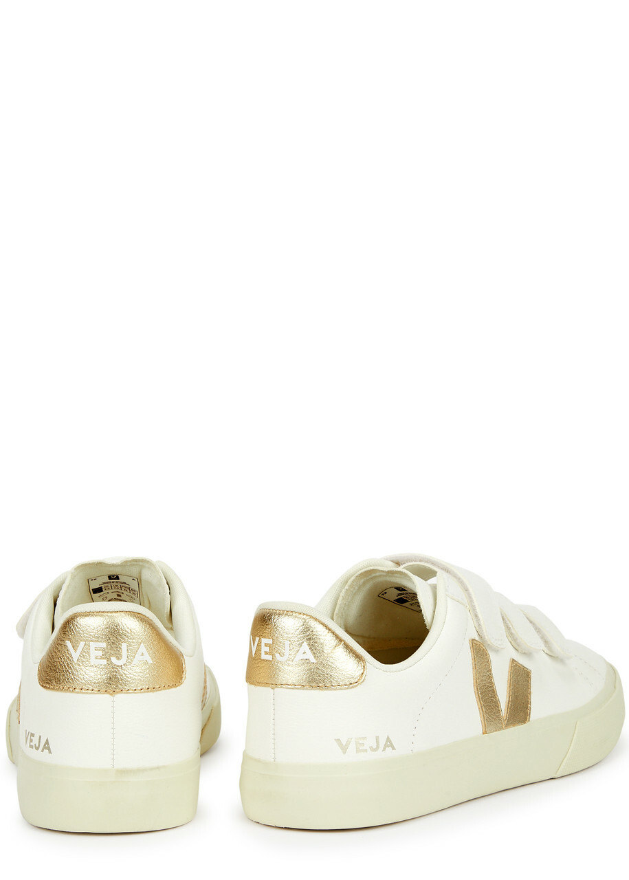 Veja Recife Leather Sneakers Gold VEJA