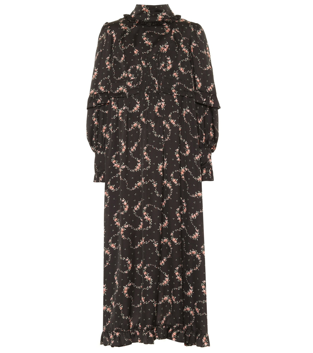 Paco Rabanne - Floral satin midi dress Paco Rabanne