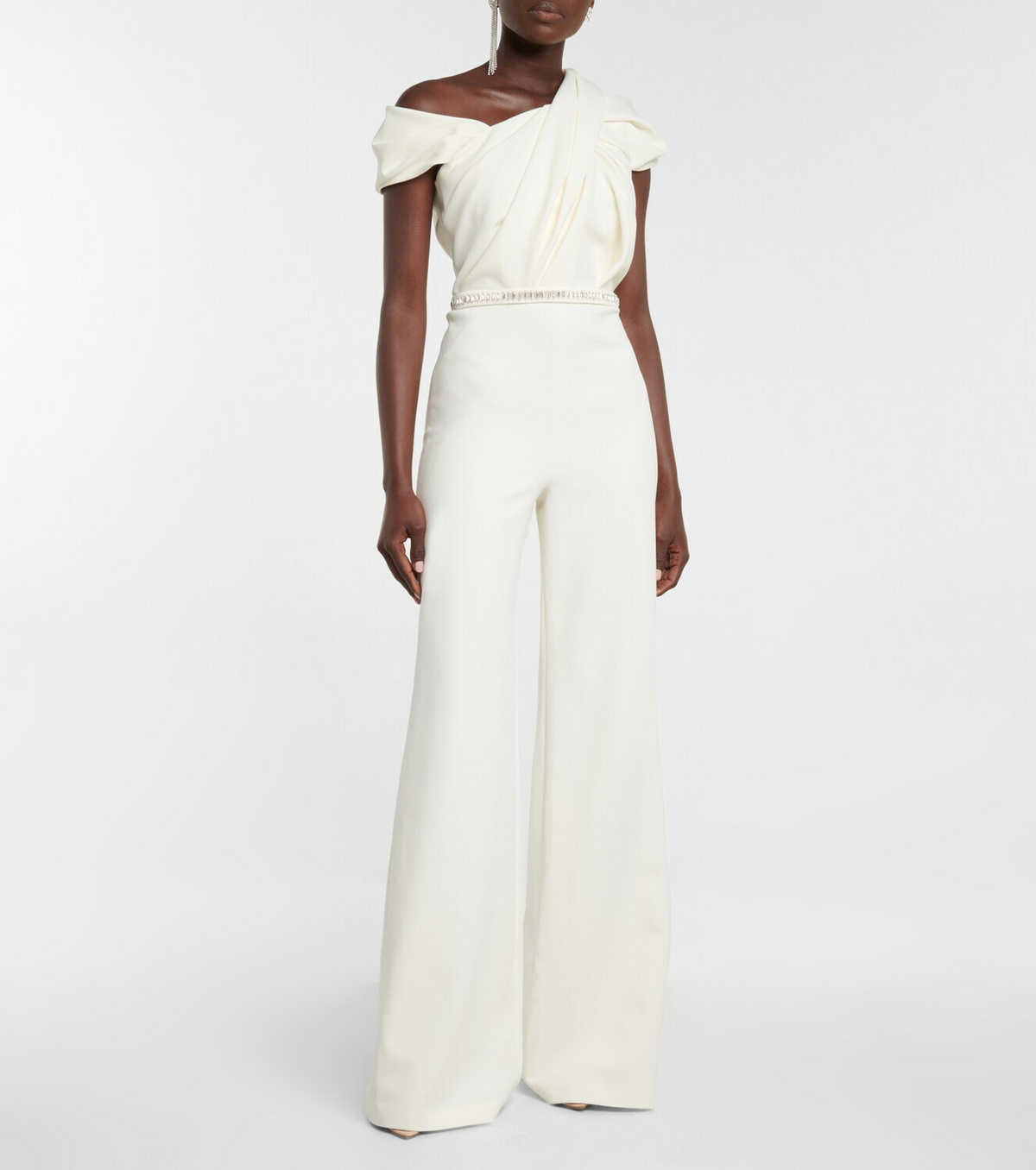 Safiyaa Crystal-embellished bodysuit Safiyaa