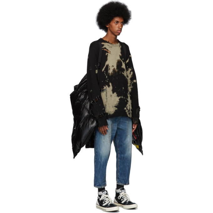 R13 Black Brumal Edition Down Mid-Length Anorak Puffer Coat R13