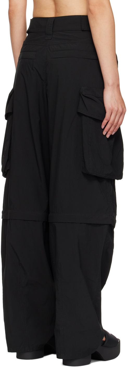 alexanderwang.t Black Oversize Pockets Cargo Pants alexanderwang.t