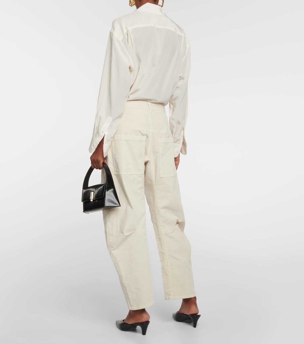 Nili Lotan Shon tapered corduroy pants Nili Lotan
