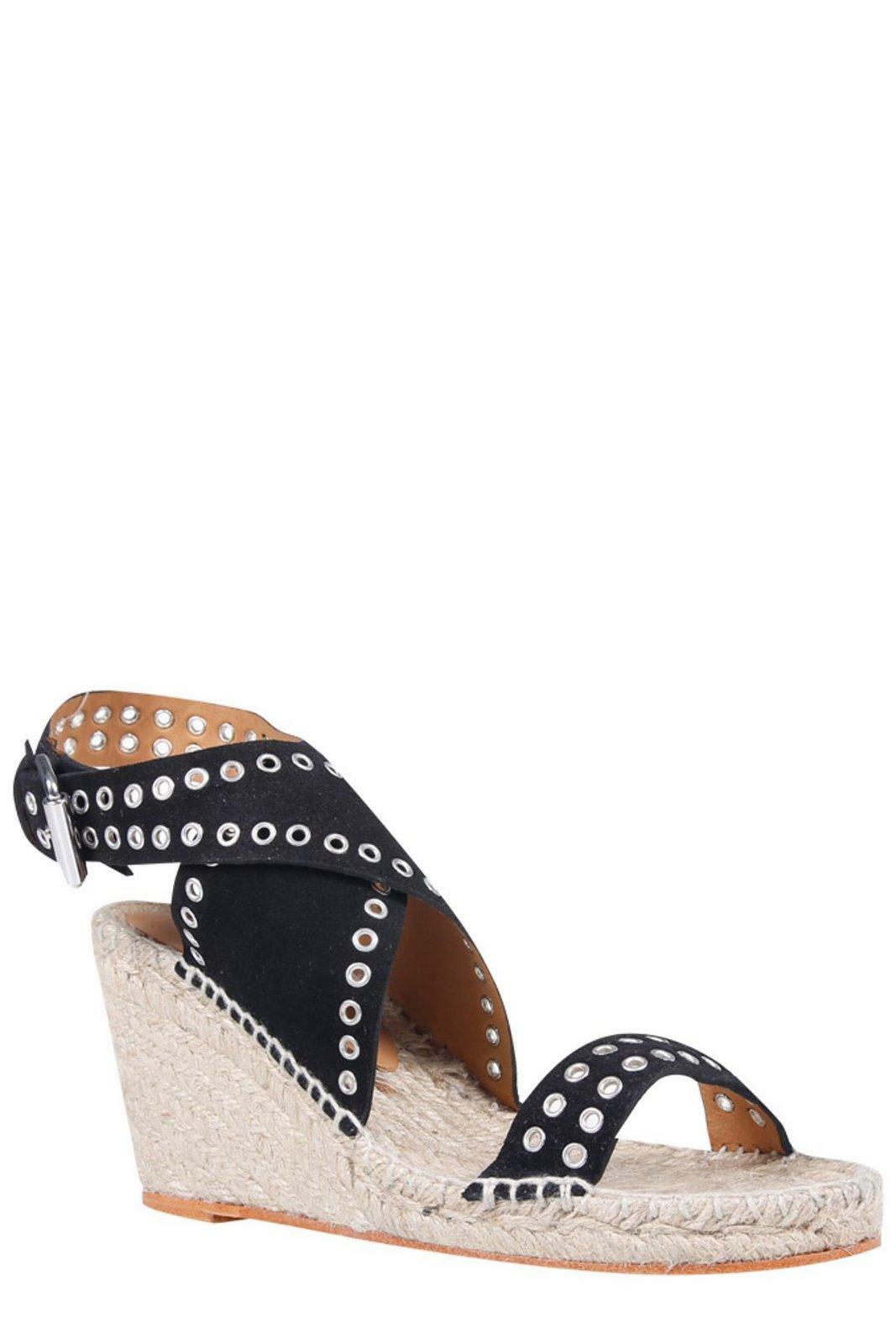 Isabel Marant Open Toe Platform Wedge Sandals Isabel Marant