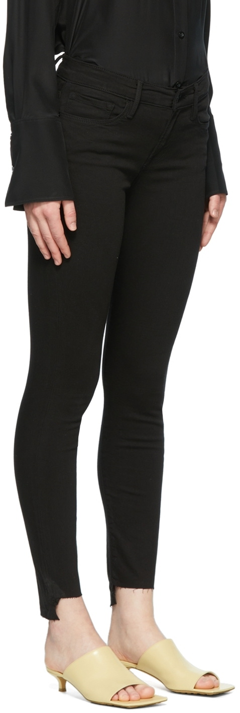 FRAME Black 'Le Skinny De Jeanne' Jeans Frame Denim