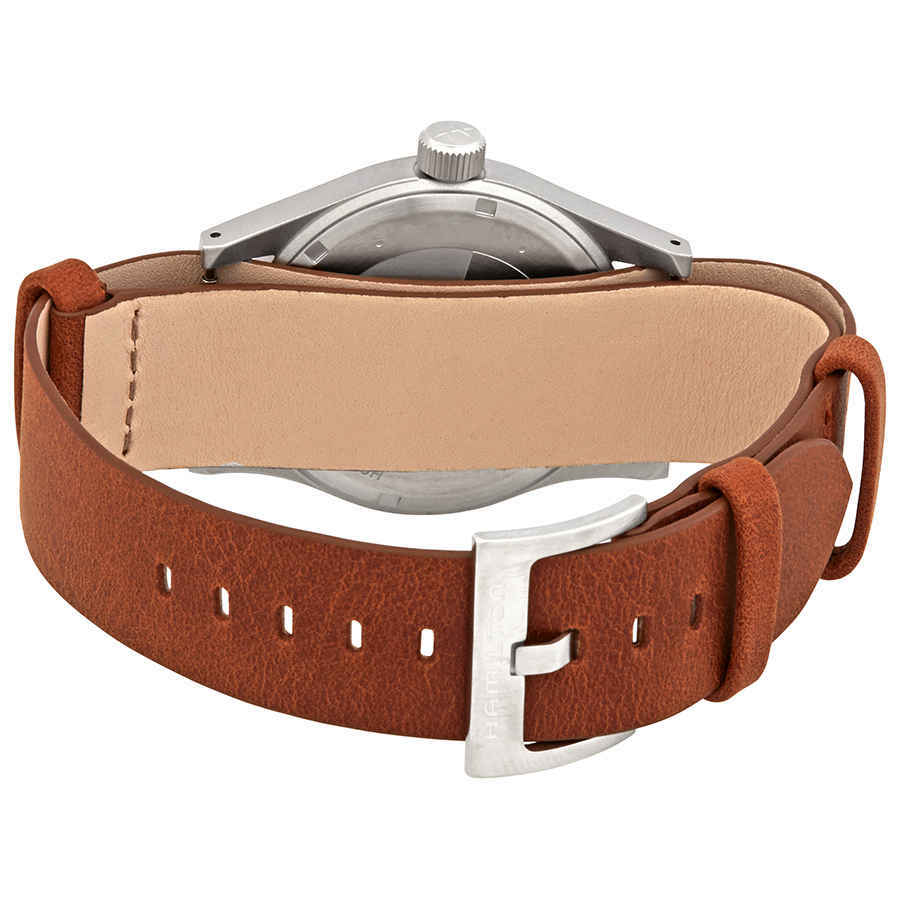 Hamilton Khaki Field Hand Wind Black Dial Mens Watch H69439531 Hamilton