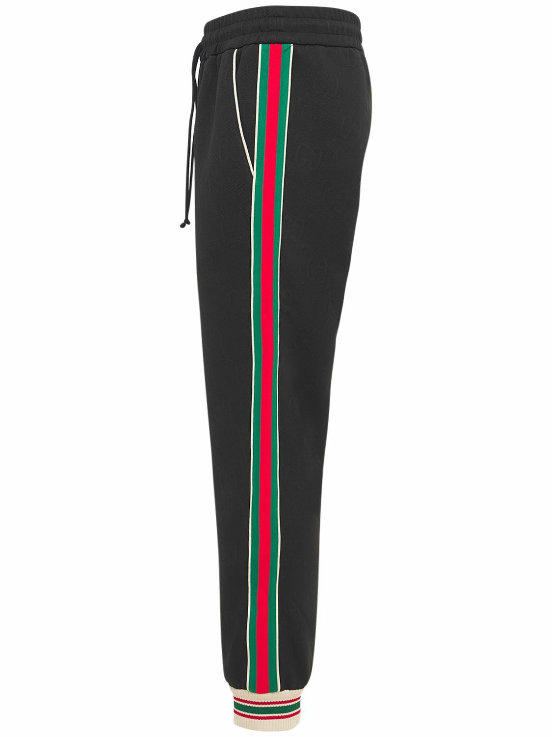 GUCCI - Gg Jersey Jacquard Jogging Pants Gucci