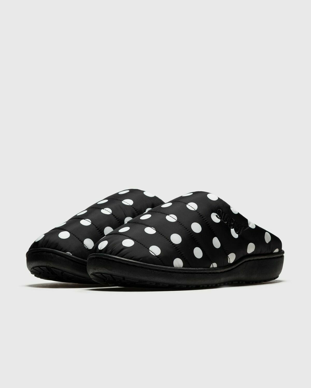 Subu Subu Dots Black Sandals & Slides SUBU
